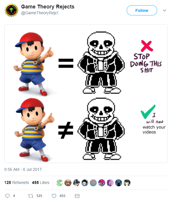 I Will Now Watch Your Videos | The Truth About Sans / Sans Is Ness ...