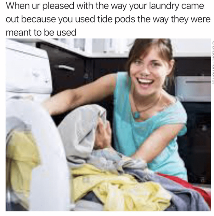 The smile of using Tide PODS right | Tide POD Challenge | Know Your Meme