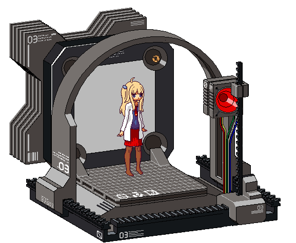 Anime Girl Cut By Laser Gif Lassetter Desed1977