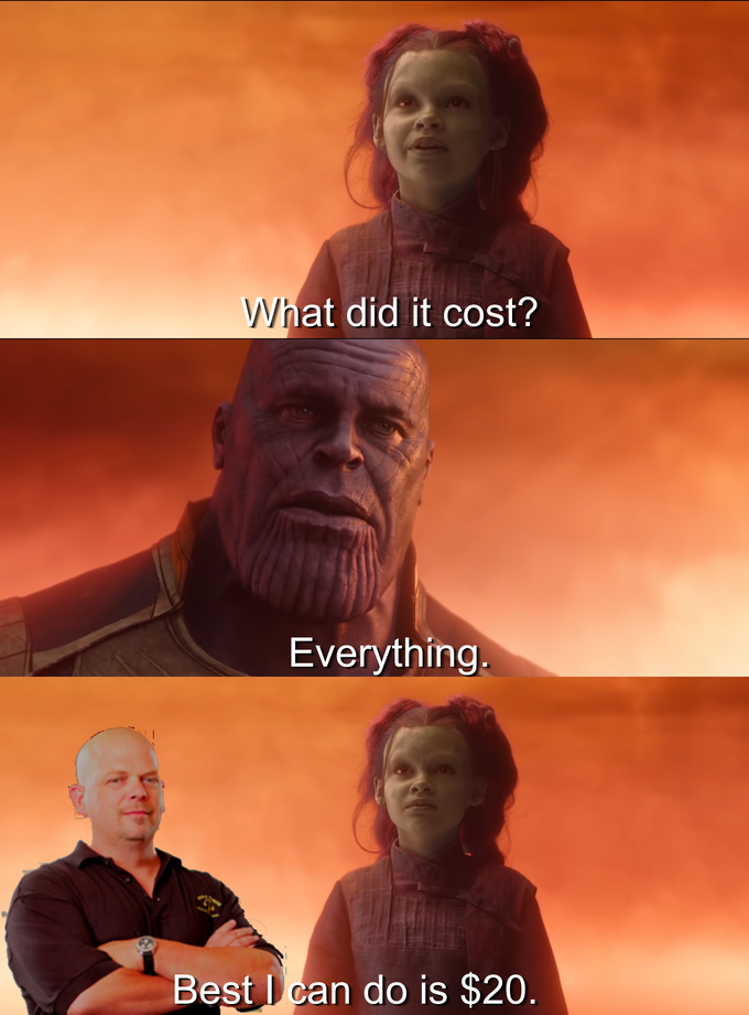 Pawn Stars Soul Purgatory Edition What Did It Cost Everything 