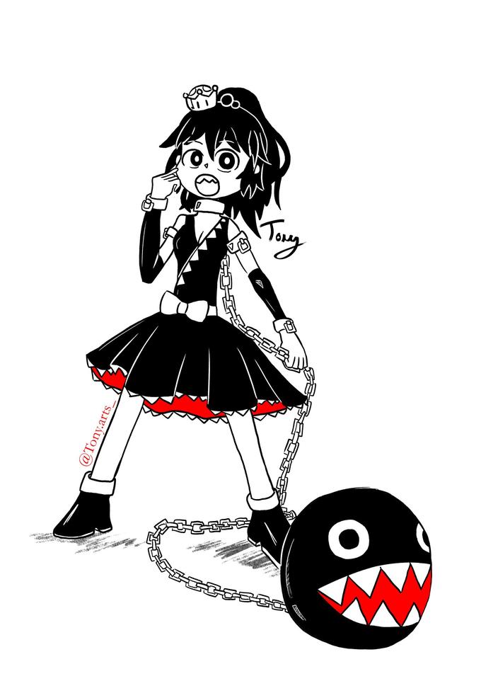 Inktober Chompette by TheNTN33 | Chain Chompette | Know Your Meme