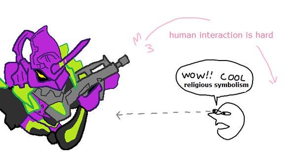 Evangelion Wow Cool Robot Know Your Meme