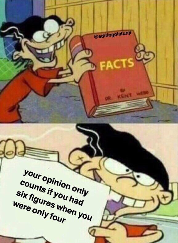 Six Figures Example 1 | Six Figures | Know Your Meme