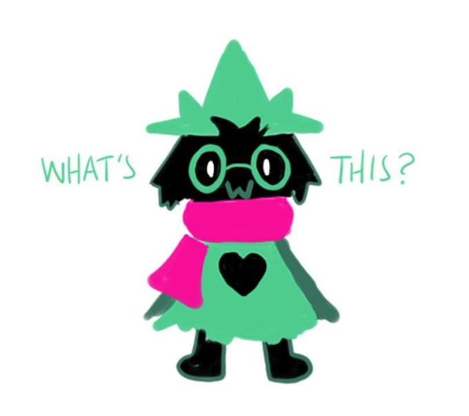 I CANNOT UNSEE the OWO face on Ralsei... ...@tobyfox did this ON ...