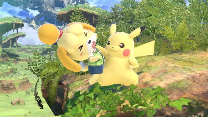 The way Pikachu grabs Isabelle | Know Your Meme