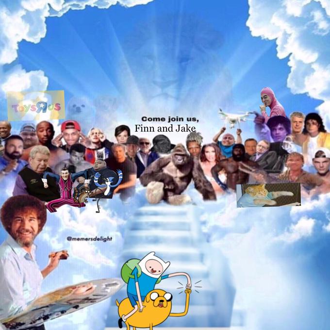 Come Join Us Finn And Jake Meme Heaven Know Your Meme