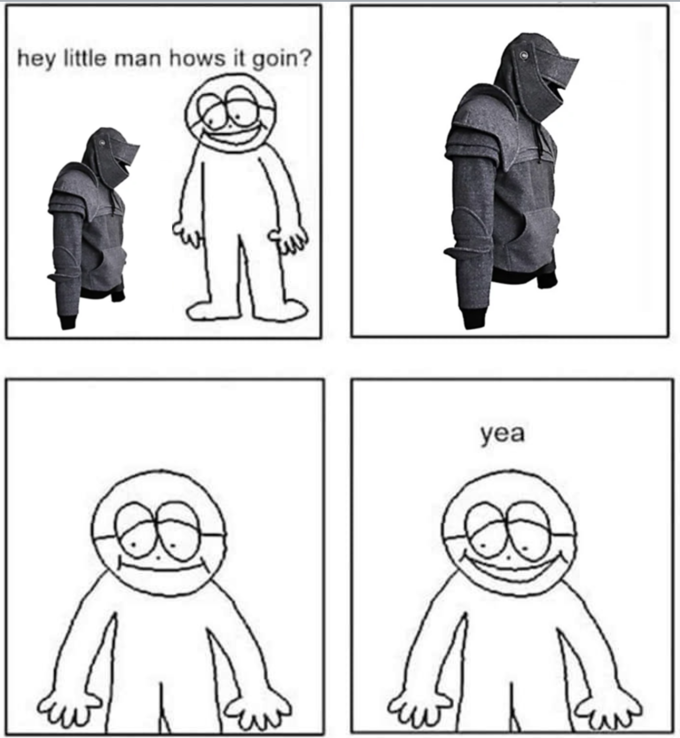 Talkative Hoodie Hey Little Man Hows It Goin Yea Know Your Meme