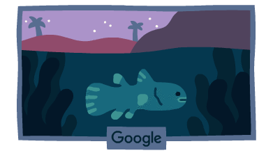 Earth Day 2019 - Coelacanth | Google Doodles | Know Your Meme