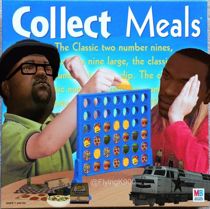 Collect meals | Connect Four | Know Your Meme