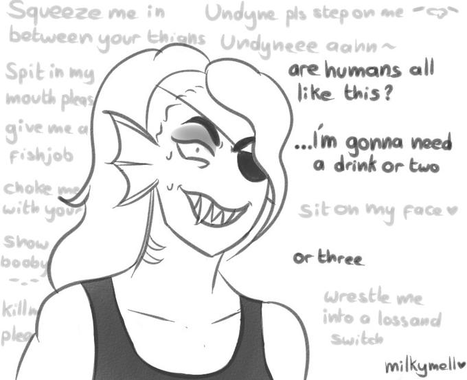Undyne meets the Undertale fandom | Know Your Meme