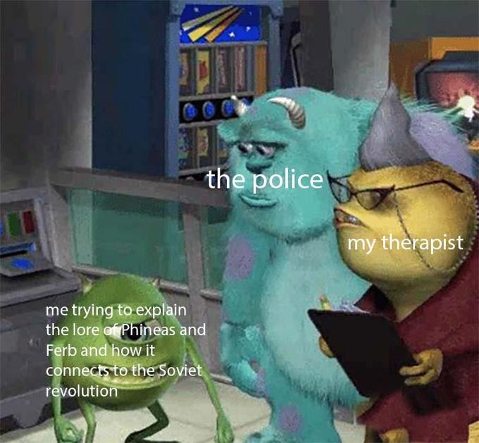 Mike Wazowski Explaining Things Monsters Inc Meme Template