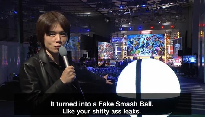 Sakurai on your fake leaks | Super Smash Brothers Ultimate | Know Your Meme