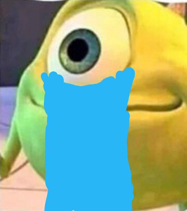 Waterfall | How Does Mike Wazowski Cry | Know Your Meme