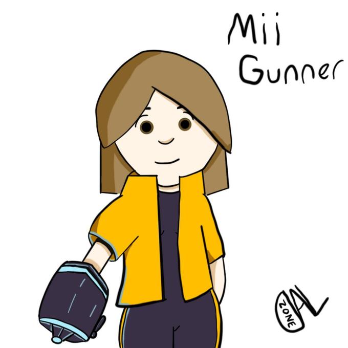 Storybook Mii Gunner Coloured | Mii Gunner | Know Your Meme
