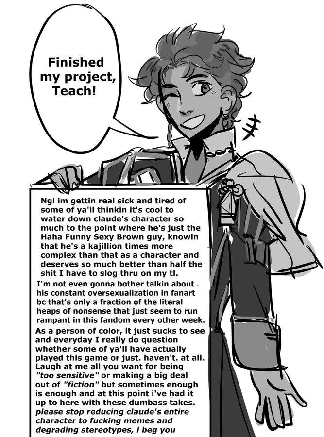 Claude's Art Project | Fire Emblem: Three Houses | Know Your Meme