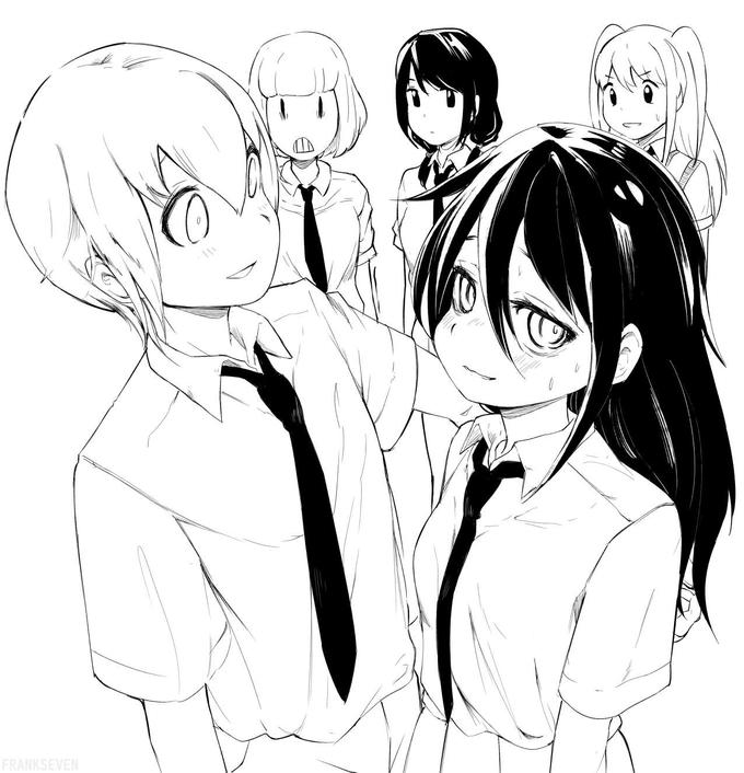 Moko and Wada | WataMote / It's Not My Fault That I'm Not Popular ...