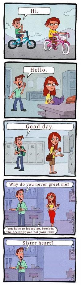 Why do you never greet me? | Nice Girl Bike | Know Your Meme