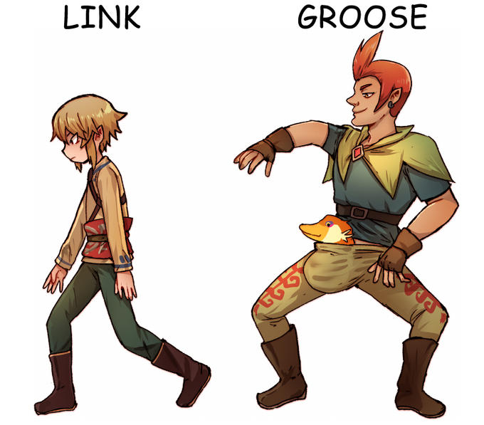 Link vs. Groose by kata-009 (coughdrops) | Virgin vs. Chad | Know Your Meme