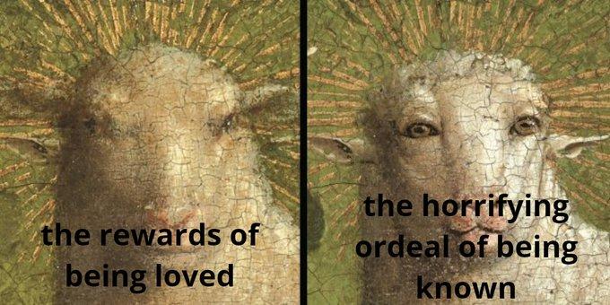 Mortifying Ordeal | Ghent Altarpiece Lamb Restoration | Know Your Meme