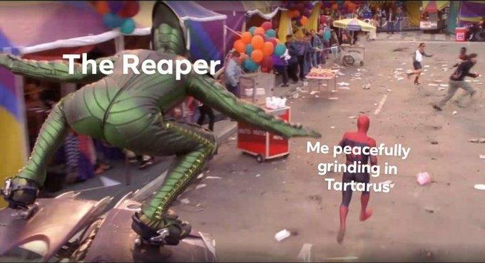 peacefully grinding tartarus | Green Goblin Chasing Spider-Man | Know ...