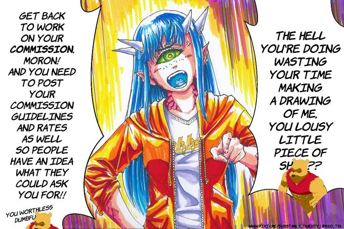 Caco-Chan Forces You To Work on Your Commission | Know Your Meme