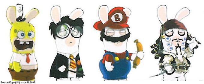 2007 concept art for Rayman Raving Rabbids | Rayman | Know Your Meme