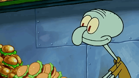 Squidward binging | SpongeBob SquarePants | Know Your Meme