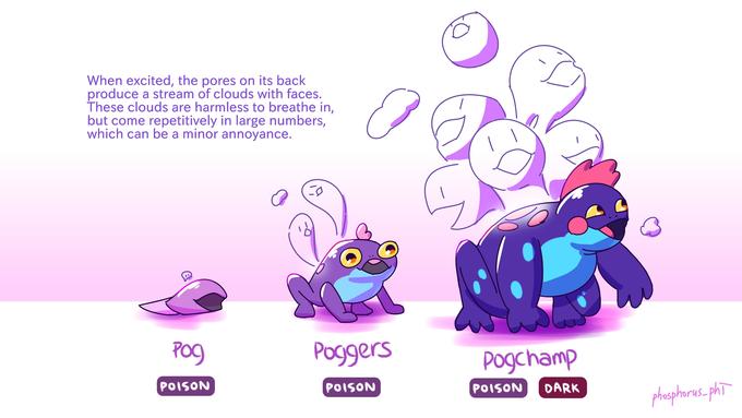 Pog, Poggers, and Pogchamp SERIOUSLY sound like 3 stages of a Pokèmon ...