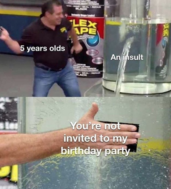 You re Not Invited To My Birthday Party Phil Swift Slaps On Flex Tape 
