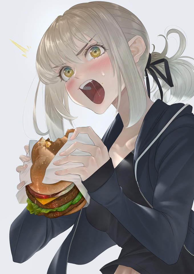 I'll take this hambaga and eat it! | Fate/Grand Order | Know Your Meme