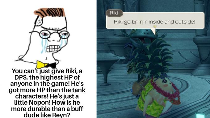 Riki Machine Go Brrr | Xenoblade Chronicles | Know Your Meme