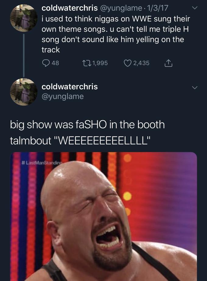 Big Show In The Booth | Twitter / X | Know Your Meme