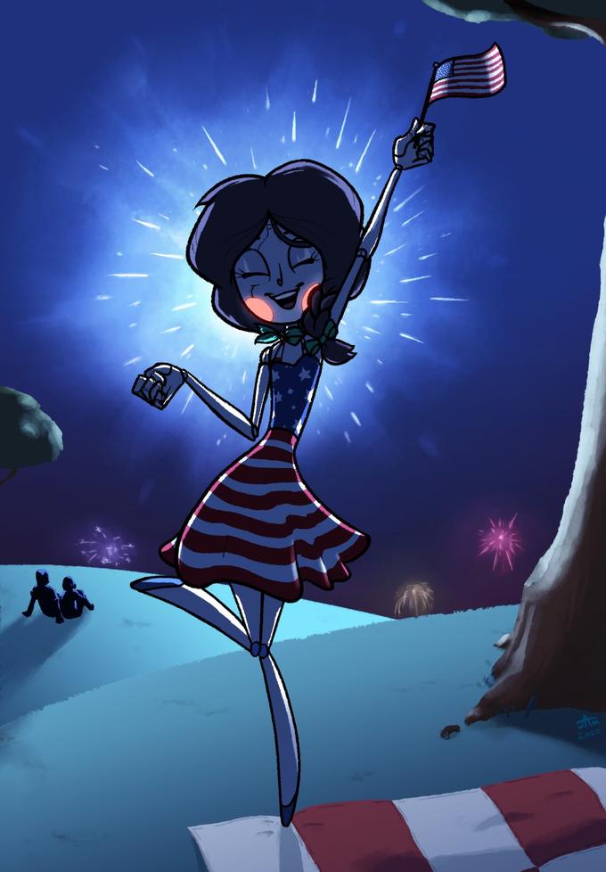Happy Fourth of July | Emmy The Robot / Nandroid | Know Your Meme