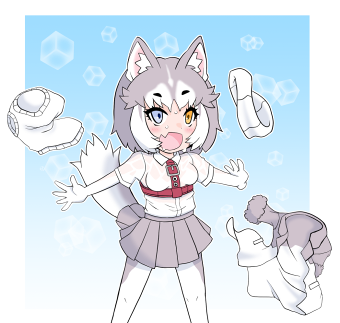 Clothes off! Summer's here | Kemono Friends | Know Your Meme