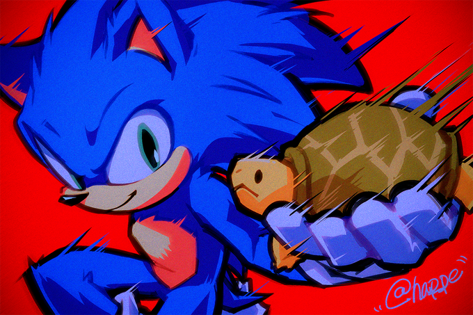 Sonic and an Turtle | Sonic the Hedgehog | Know Your Meme