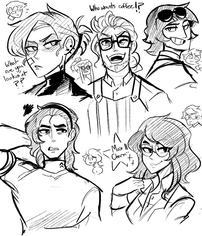 So, here's some Rule63 of some of the ACAU cast that Scruffy posted ...