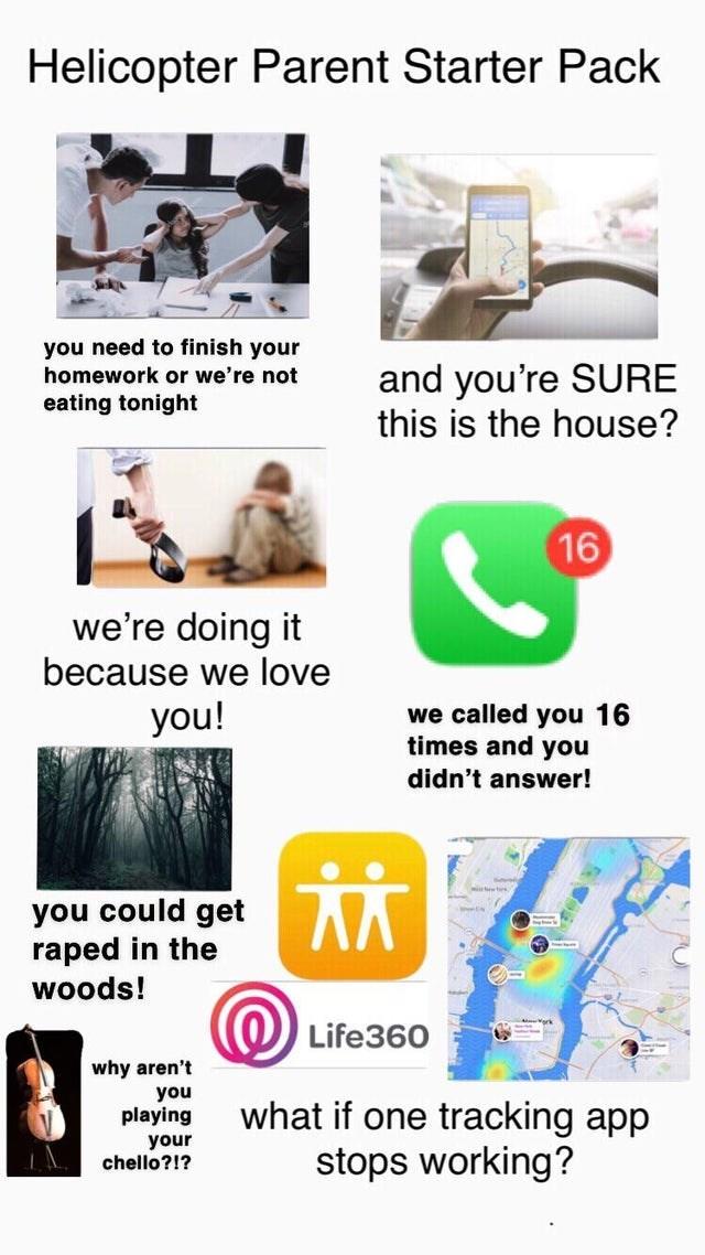 Helicopter Parent | Starter Packs | Know Your Meme