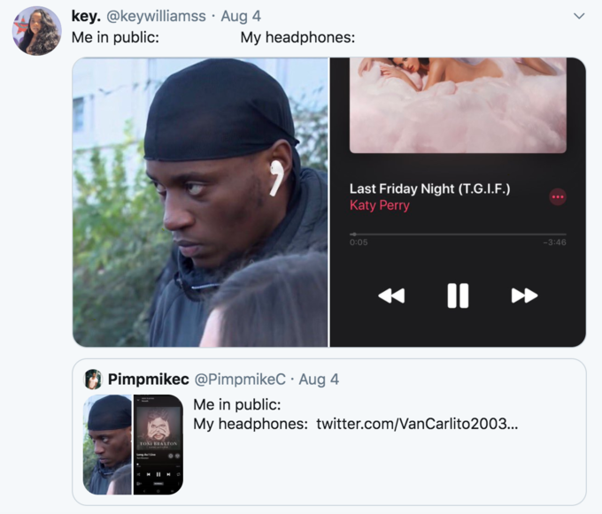 Key Williams Me In Public My Headphones Know Your Meme