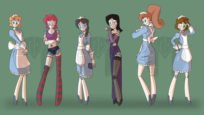 Nandroids LineUp | Emmy The Robot / Nandroid | Know Your Meme