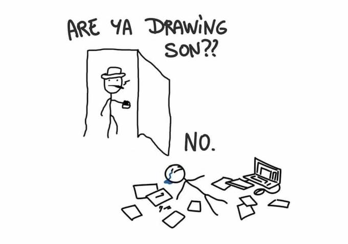 Are ya drawing son?? | Are Ya Winning, Son? | Know Your Meme