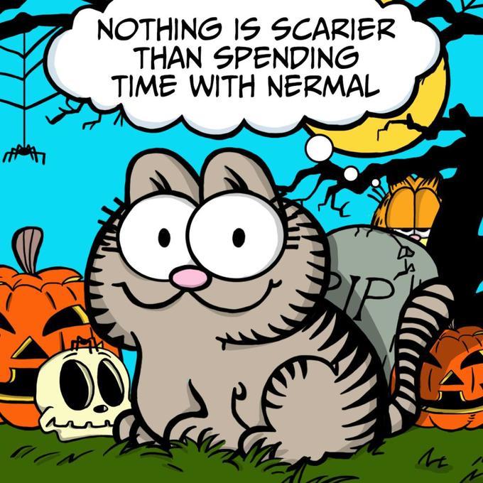 Nothing is scarier than spending time with Nermal | Know Your Meme