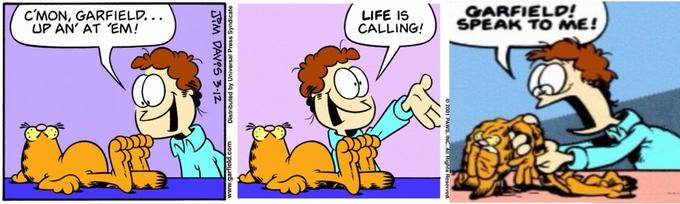 Deflated Garfield Meme #2 | Deflated Garfield | Know Your Meme