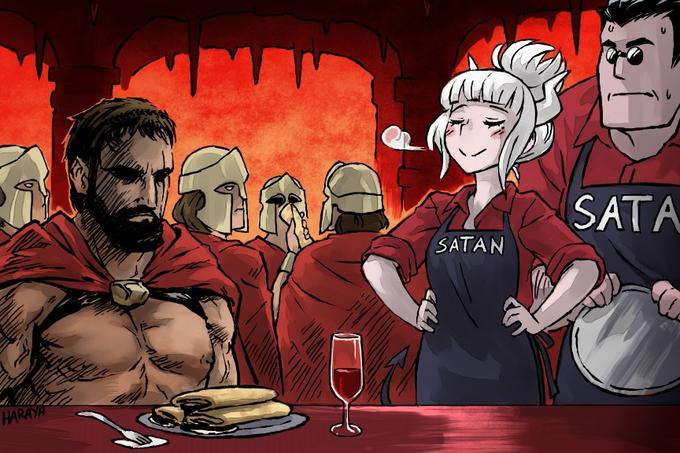 "Tonight we dine in hell!" | Crossover | Know Your Meme