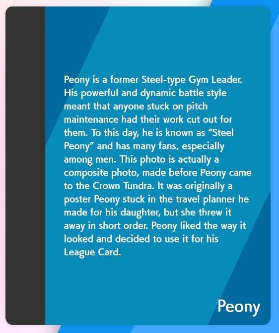 Peony League Card | Peony | Know Your Meme