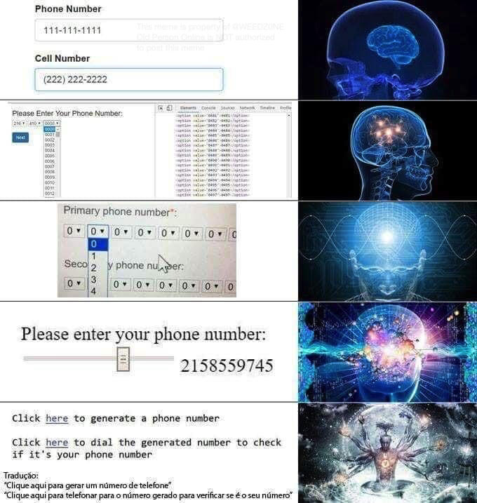 Phone Number | Galaxy Brain | Know Your Meme
