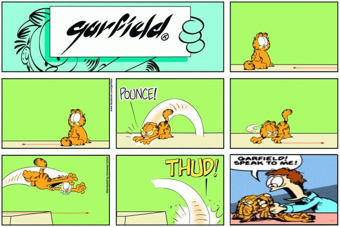 Deflated Garfield 29/4/2012 | Deflated Garfield | Know Your Meme