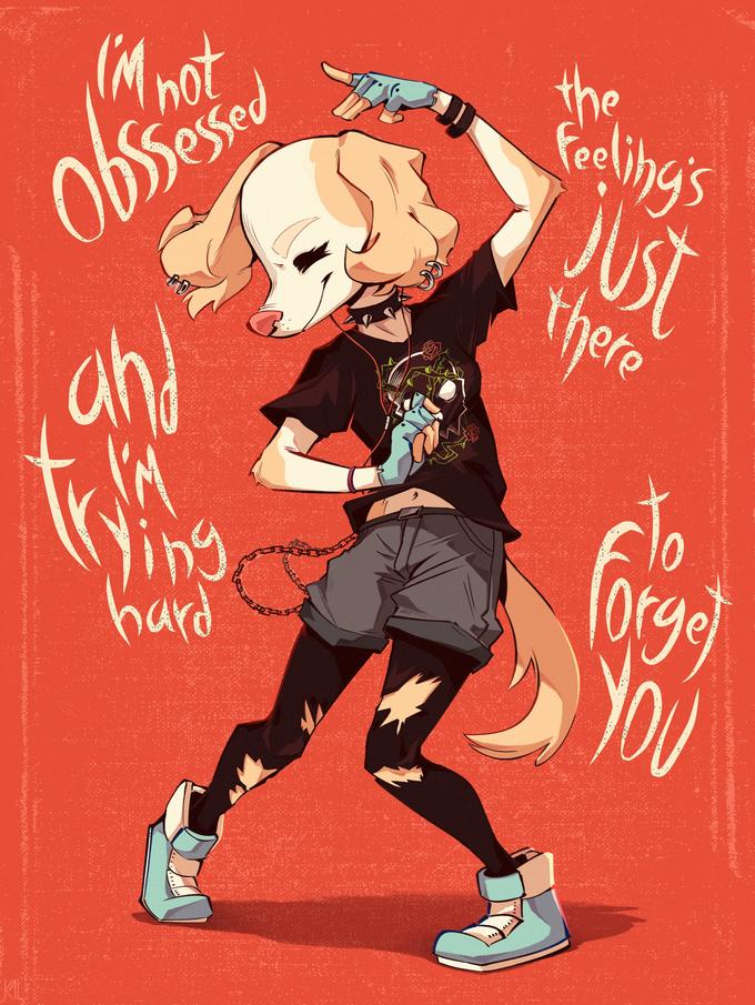 I always imagined Inui jamming out to some tunes like this ...