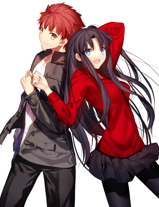 Shirou and Rin by 志麻しのじ | Fate (Type-Moon) | Know Your Meme