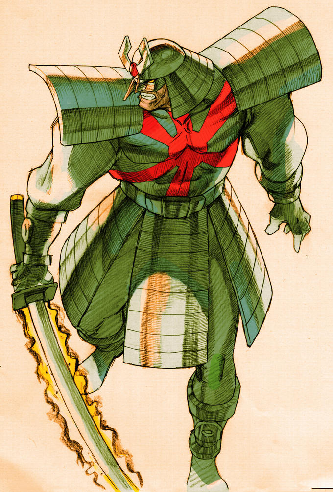 Marvel vs. Capcom 2 Silver Samurai character art | Marvel vs. Capcom ...
