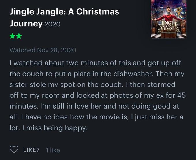 Jingle Jangle | Insane Letterboxd Reviews | Know Your Meme